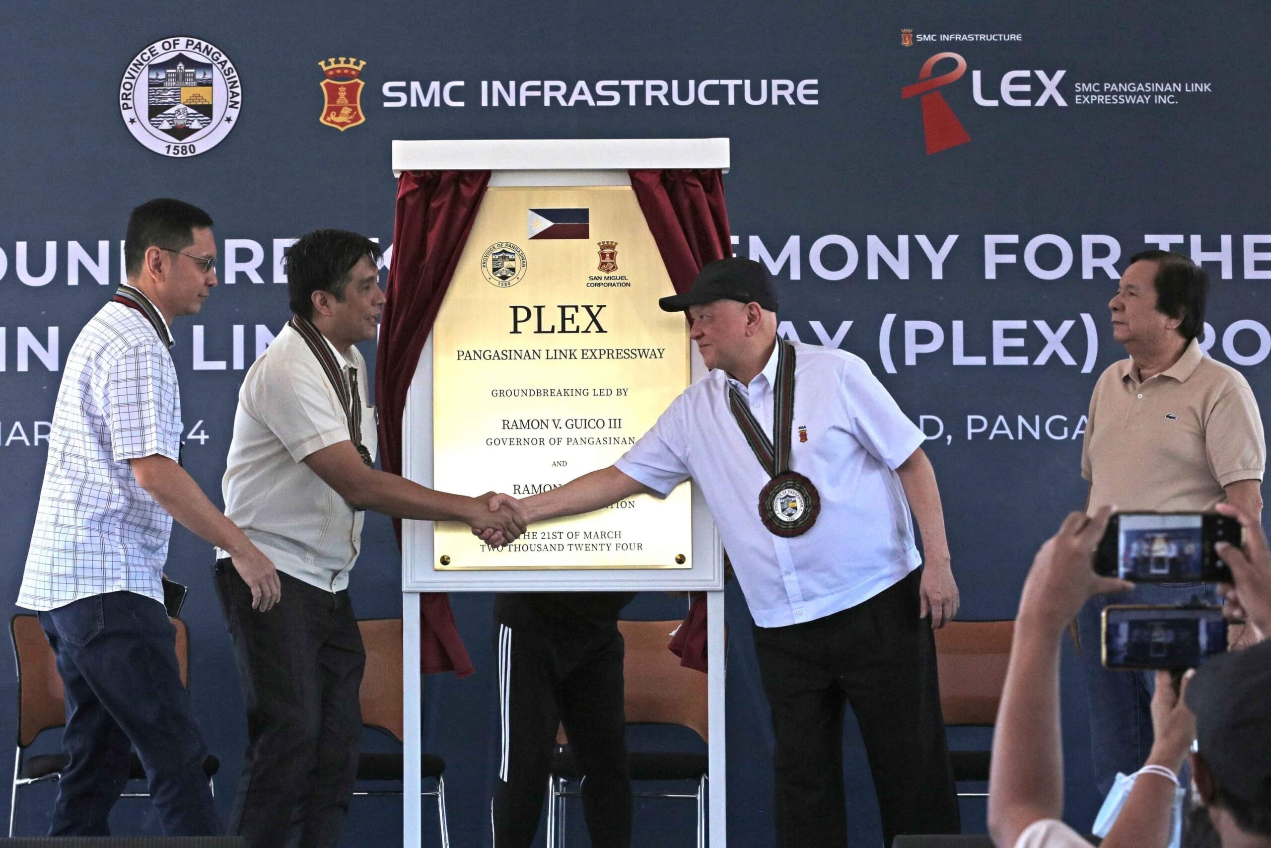 SMC, Pangasinan LGU break ground for P34-B Pangasinan Link Expressway ...