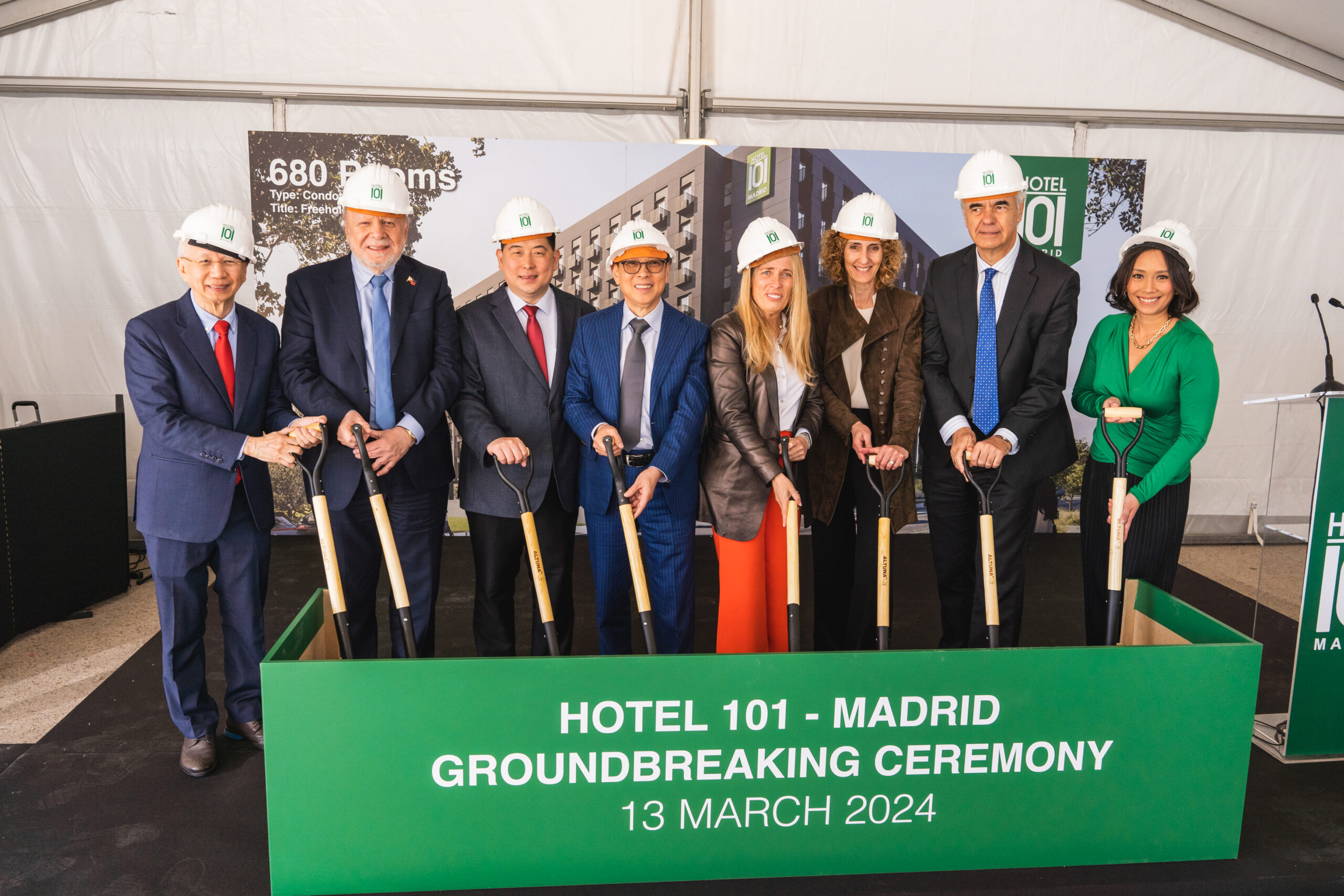 HOTEL101-MADRID BREAKS GROUND, CONSTRUCTION CONTRACT AWARDED TO FERROVIAL CONSTRUCTION GROUP