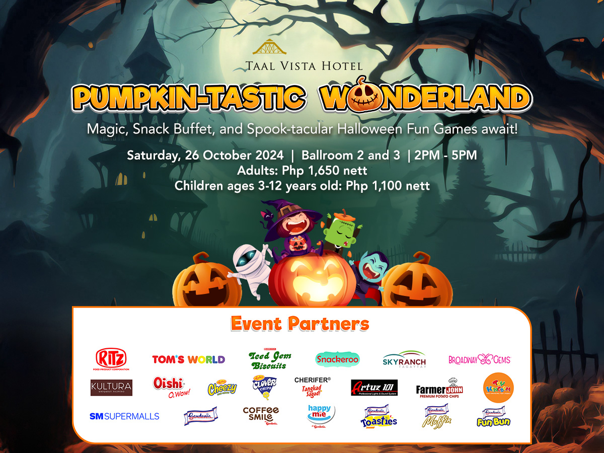 Taal Vista Hotel Presents: Pumpkin-Tastic Wonderland! - Lakbay Magazine
